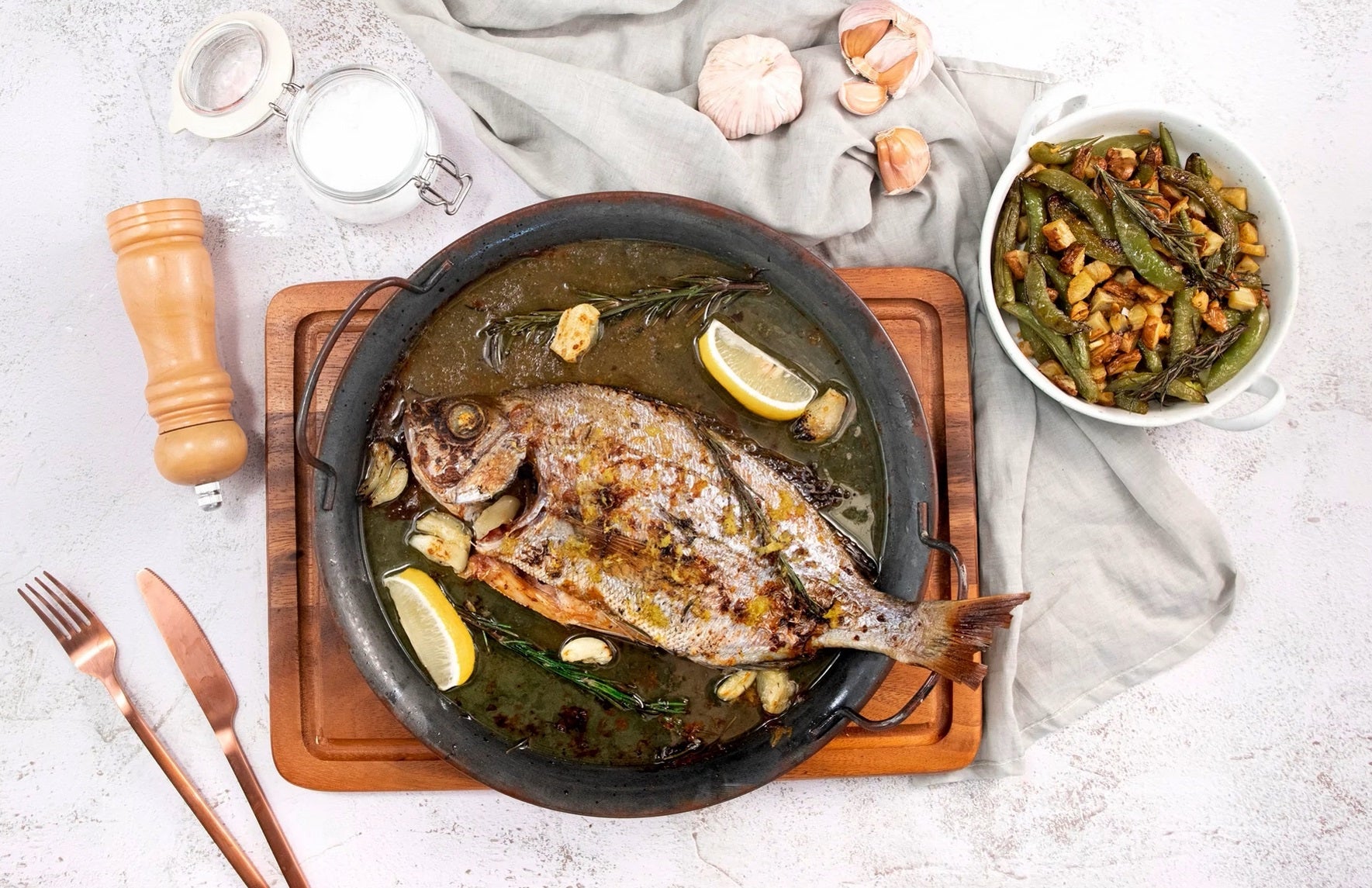 ROAST KING SEA BREAM – Thammachart Seafood