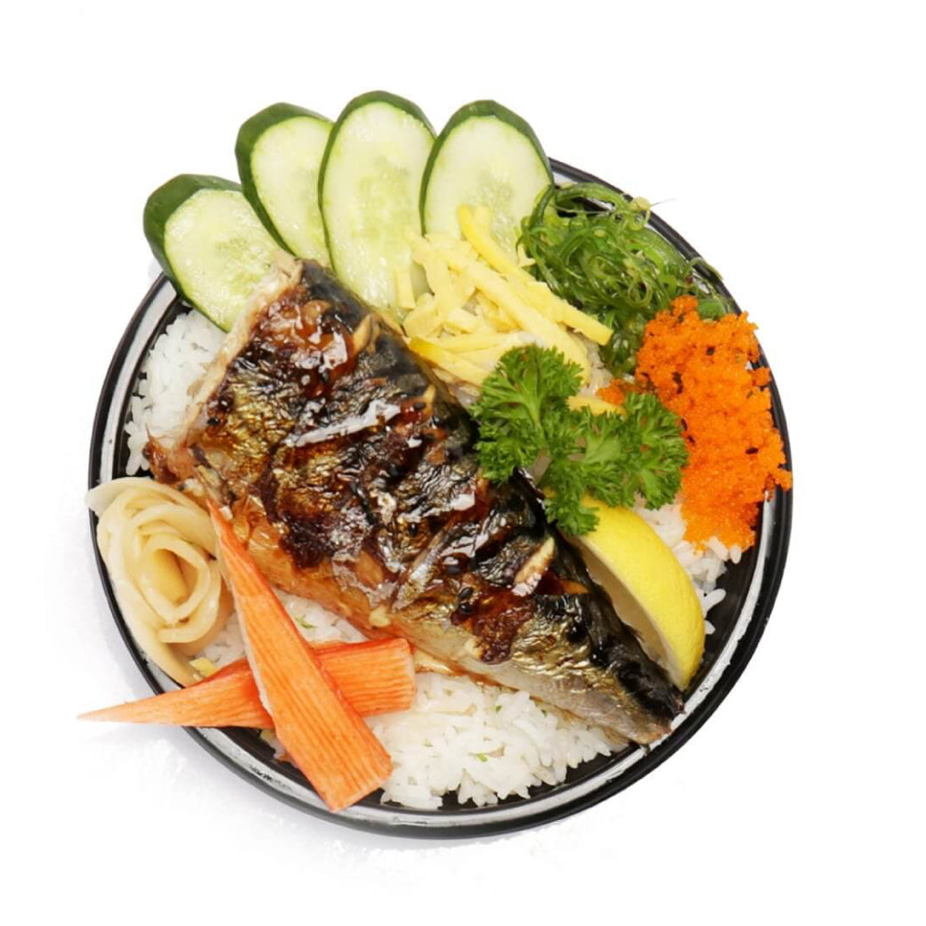 Teriyaki Saba (Mackerel) Donburi – Thammachart Seafood