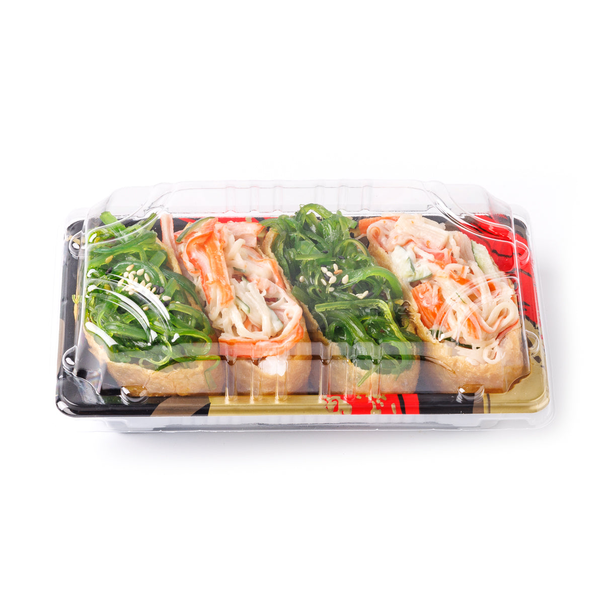 Crab Stick Salad & Seaweed Inari – Thammachart Seafood