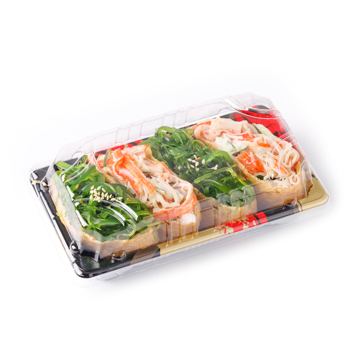 Crab Stick Salad & Seaweed Inari – Thammachart Seafood