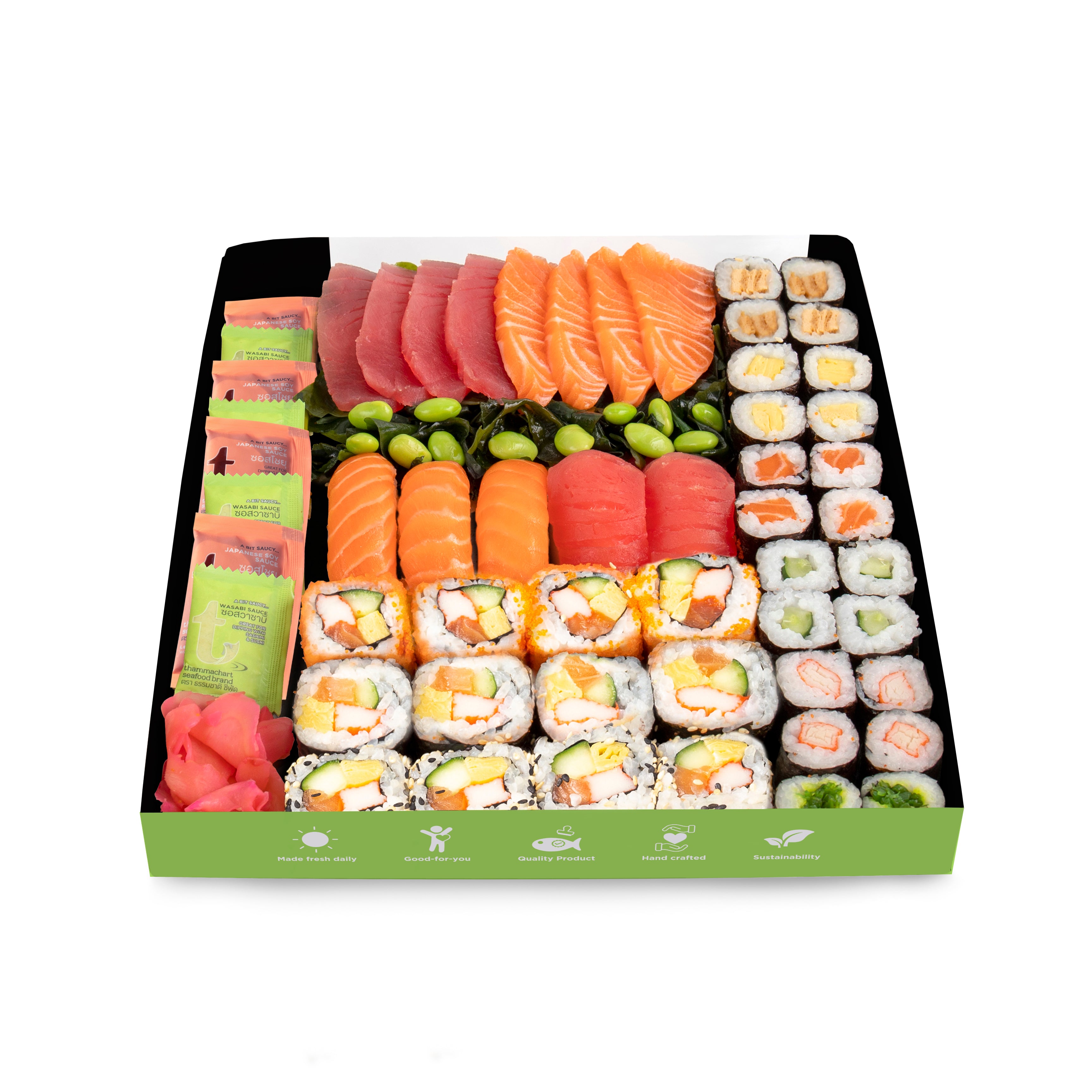 Happy Sushi & Sashimi Box Set – Thammachart Seafood