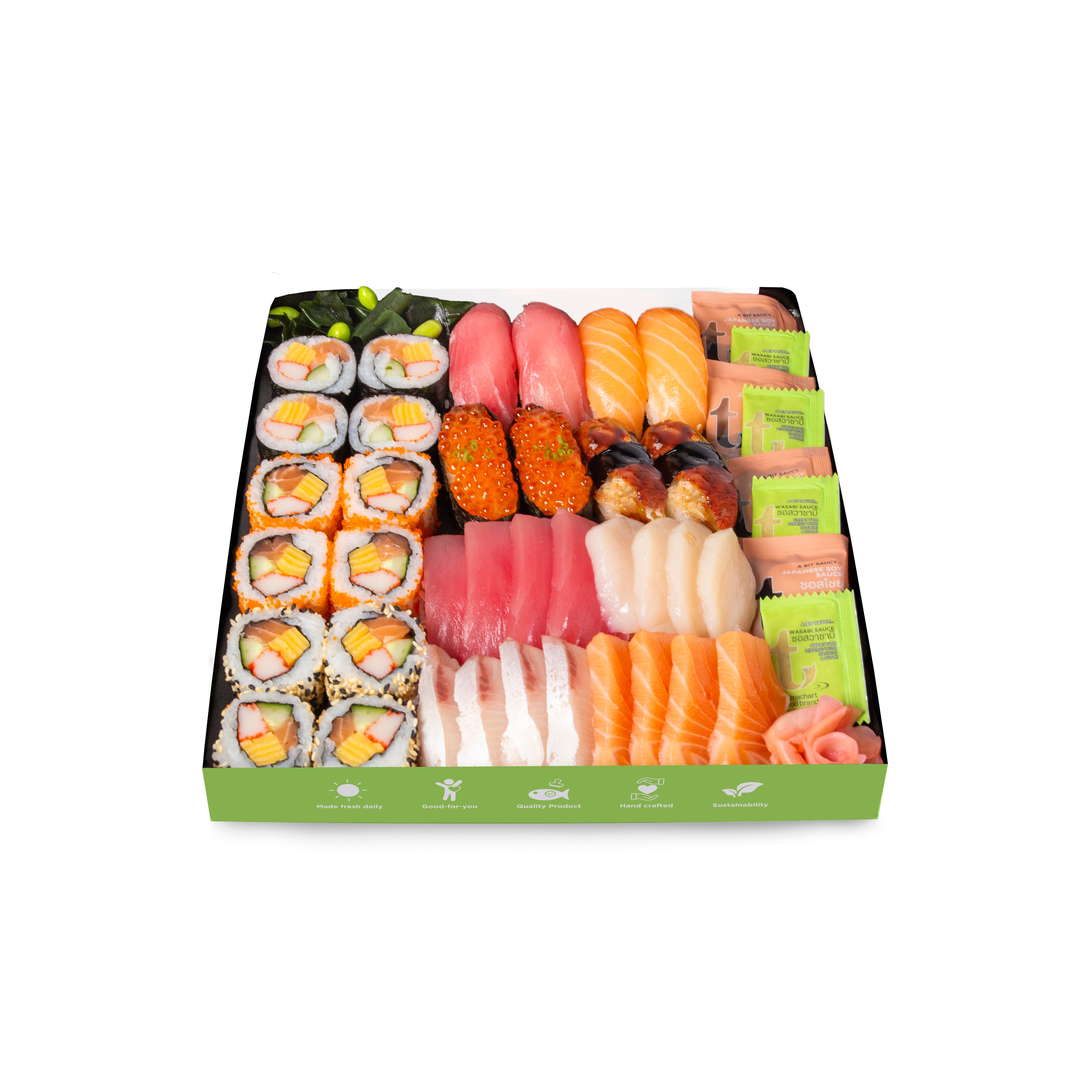 Happy Sashimi & Sushi Premium ﻿Set – Thammachart Seafood